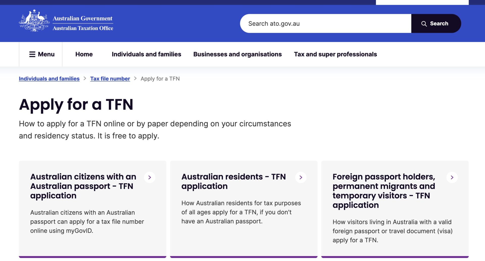 【ワーホリ必須】オーストラリアで働くためのタックスファイルナンバー(TFN)申請・確認方法をご紹介！ | ニチダツ